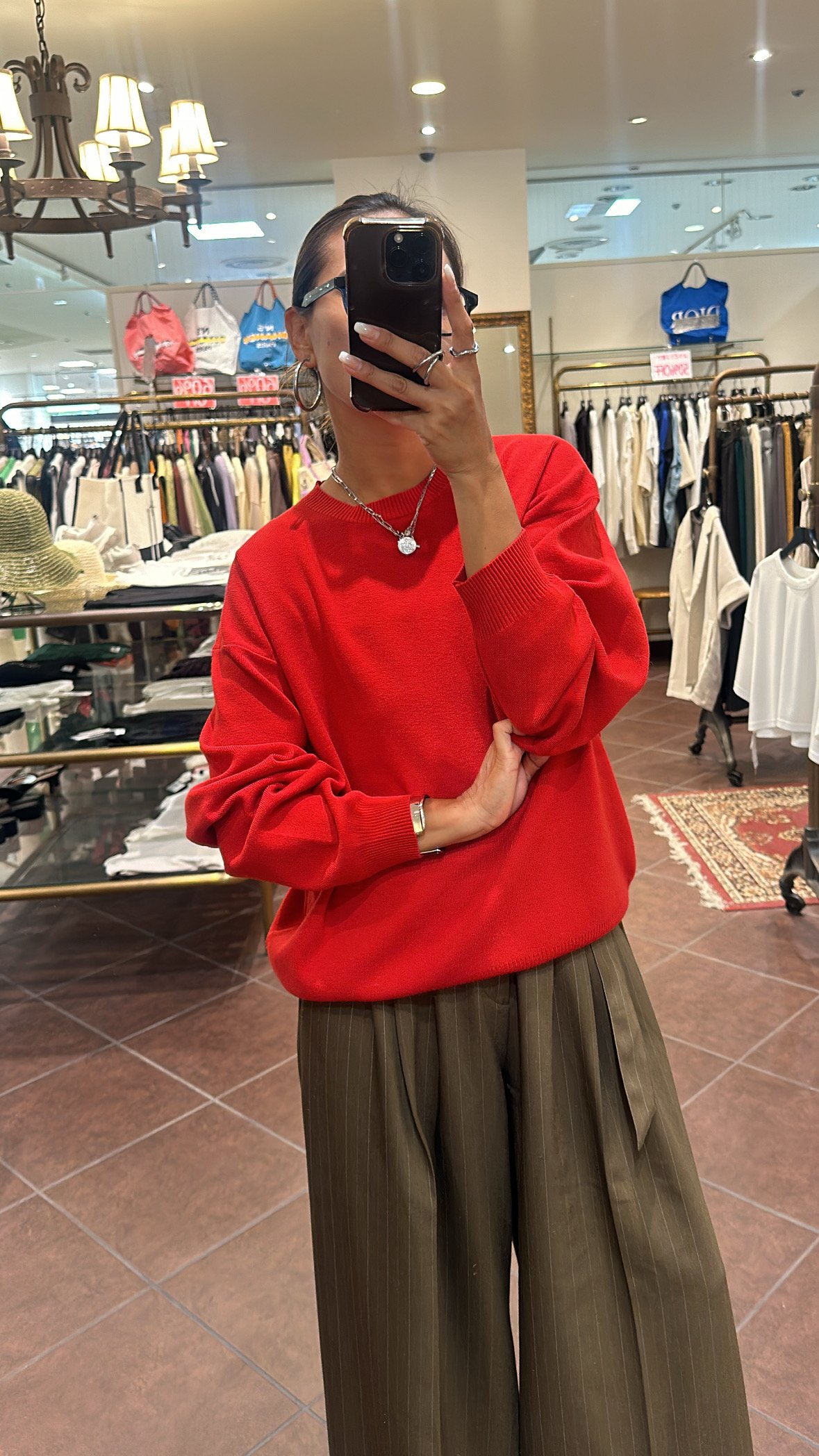 やわもちヤーン静電気防止オーバークルーネック WVQ7016 9/2インスタライブ | Deargo