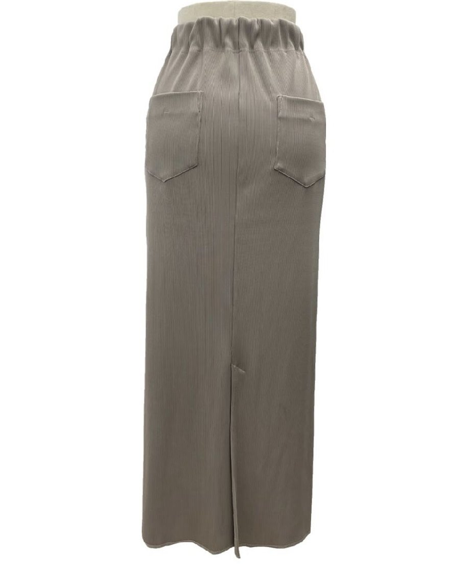 ayane アヤン リブ生地ロングペンシルスカート（853727） | Deargo