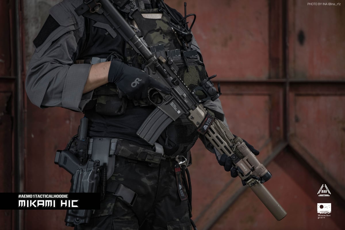 三神重工×AEM01×Moonshotgears『AEM01 Tactical Hoodie ...