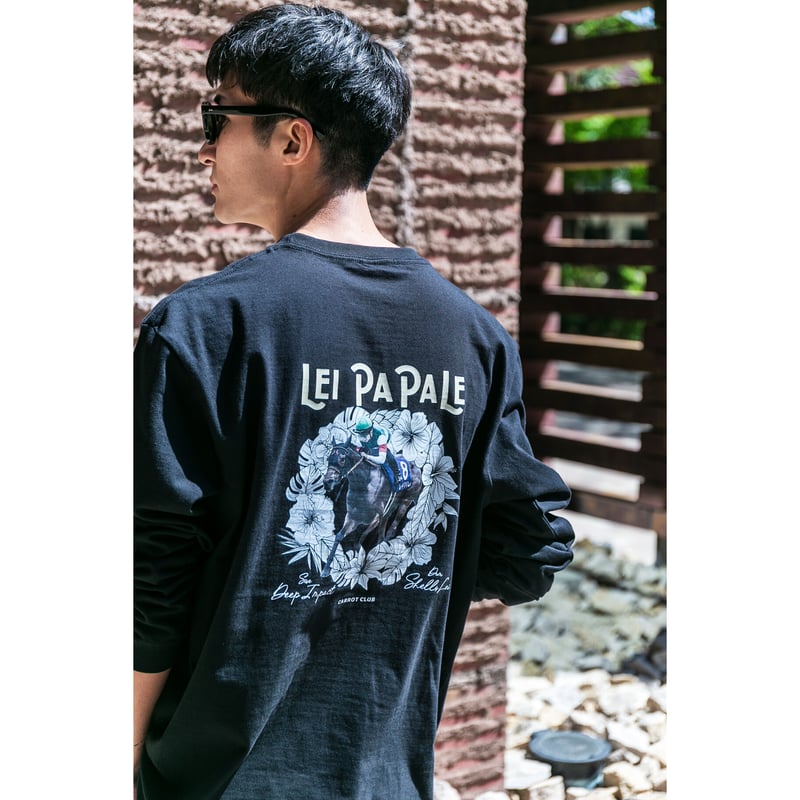 レイパパレ引退記念グラフィカルロングスリーブTシャツ(黒 レイパパレ引退記念グラフィカルロングスリーブTシャツ(黒