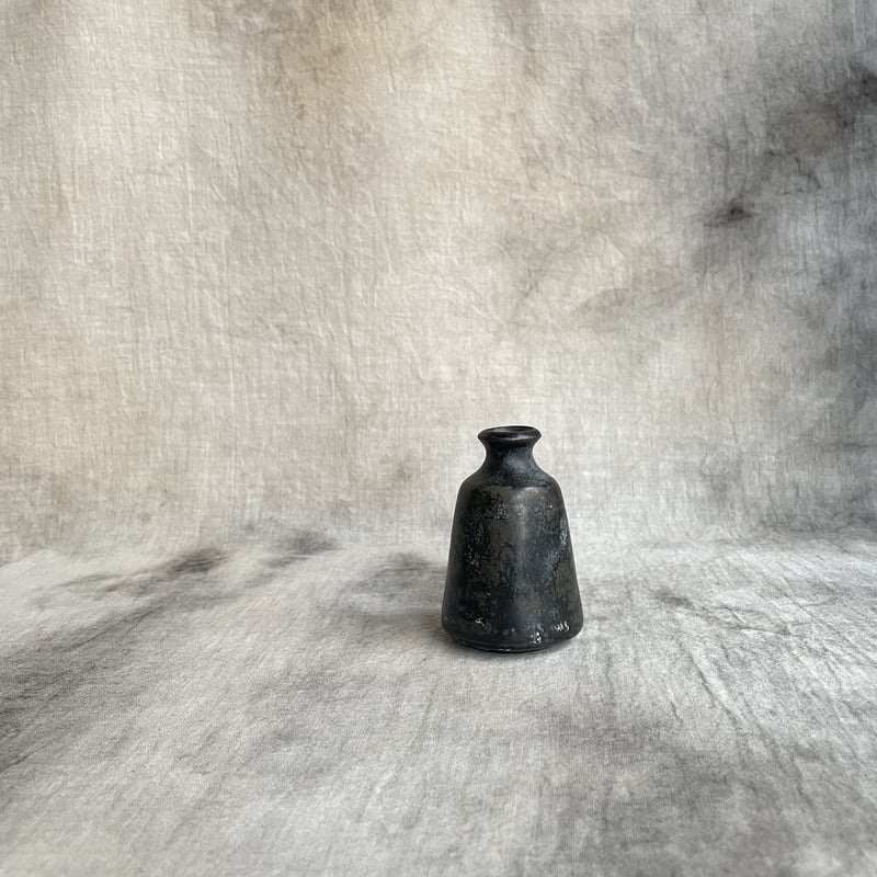 渡辺信史 鉄釉一輪挿し | Antiques そらんじ 渡辺信史 鉄釉一輪挿し | Antiques そらんじ
