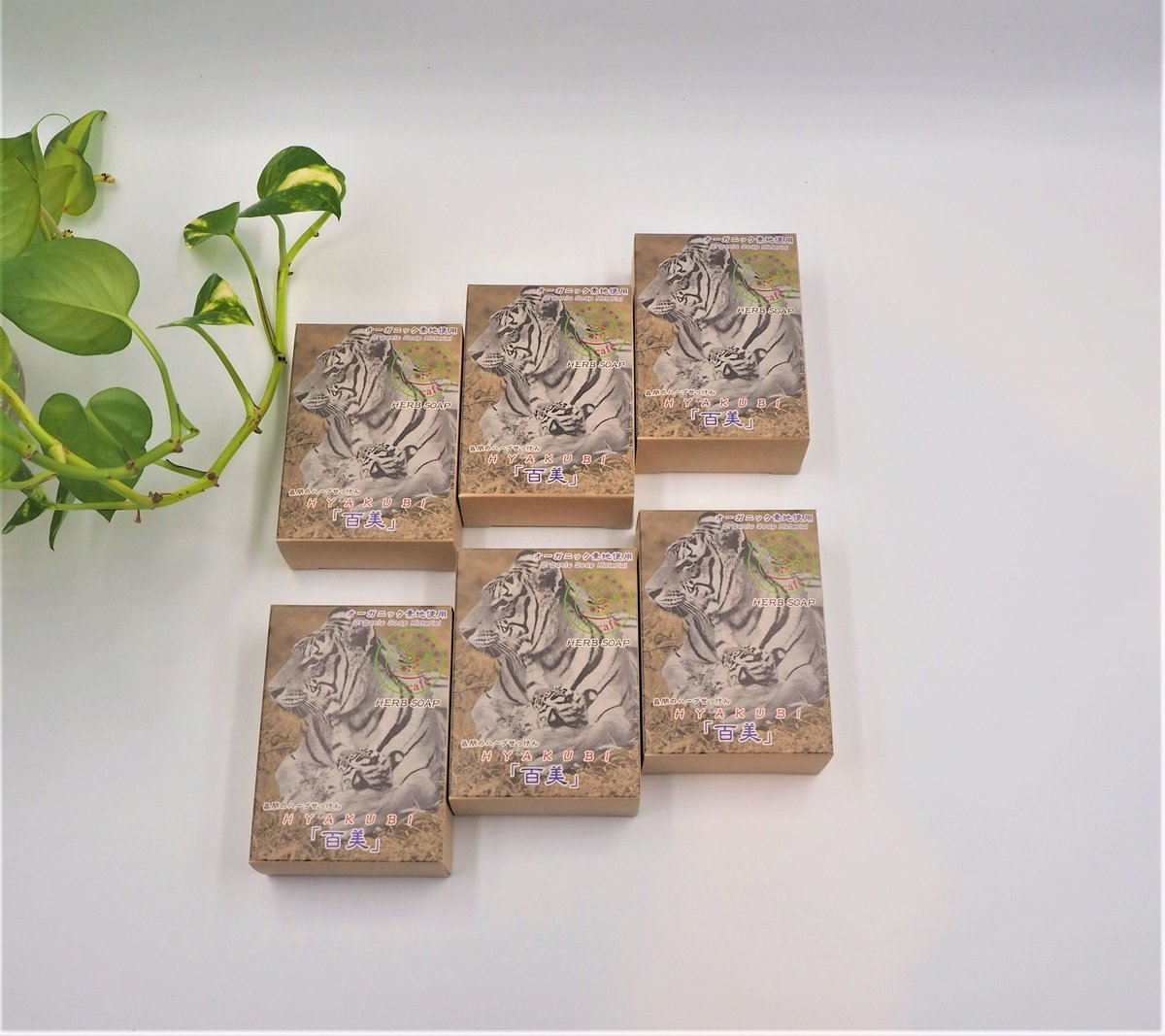 Organic Herb Soap【HYAKUBI】百美/ 3 box of 18 item...