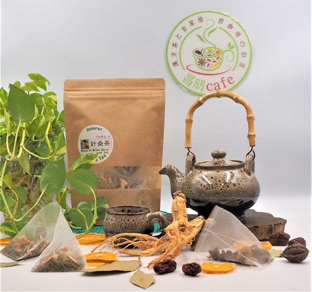 【Mandarin Melon Berry Leaf Tea】 Health Tea/ 1.5...