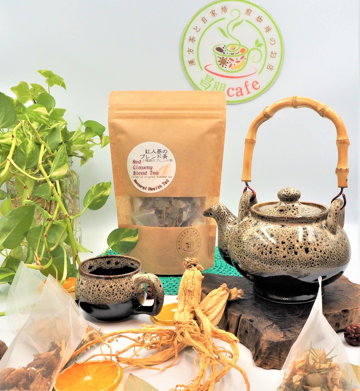 【Korea Red Ginseng blended Tea】4 kinds of Origi...