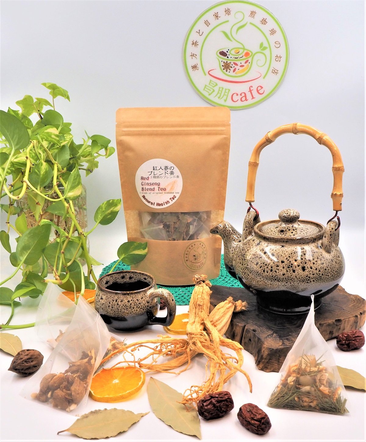 【Korea Red Ginseng blended Tea】4 kinds of Origi...