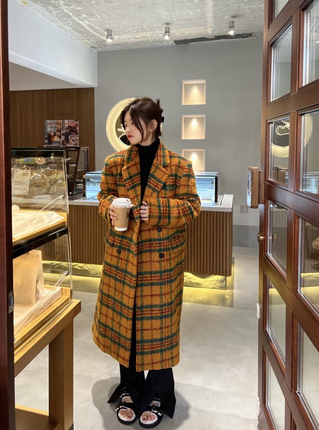 チェック柄ウールコート チェスターコート. ロングコート チェック柄ウールコート チェスターコート. ロングコート