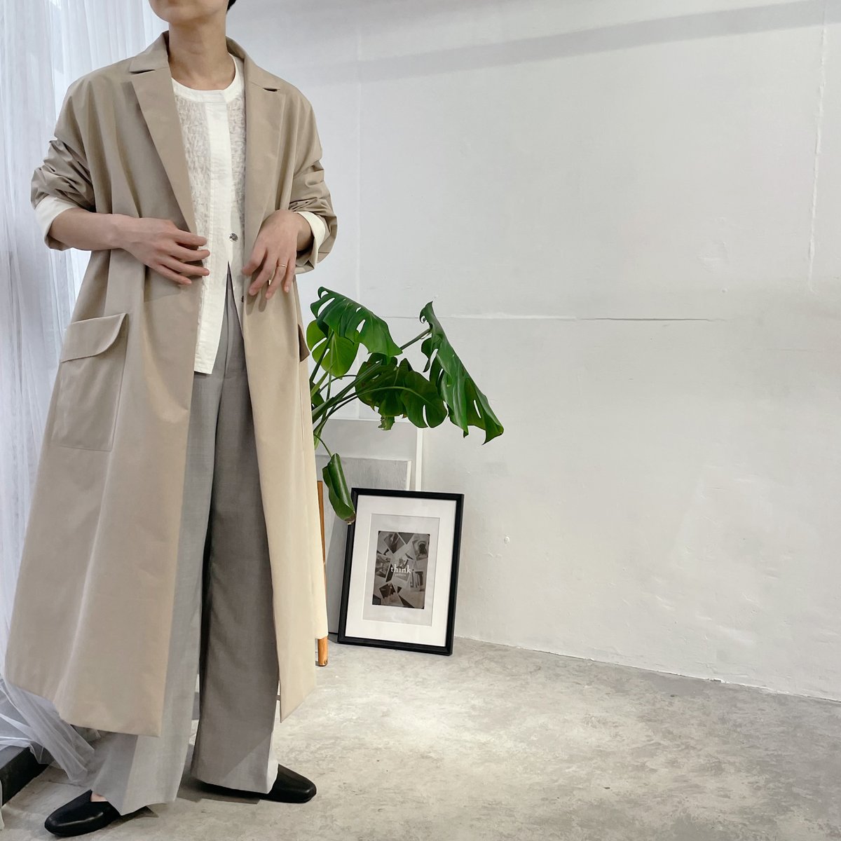 【4月25日ワークショップ】 テーラーカラースプリングコート | think pattern ...