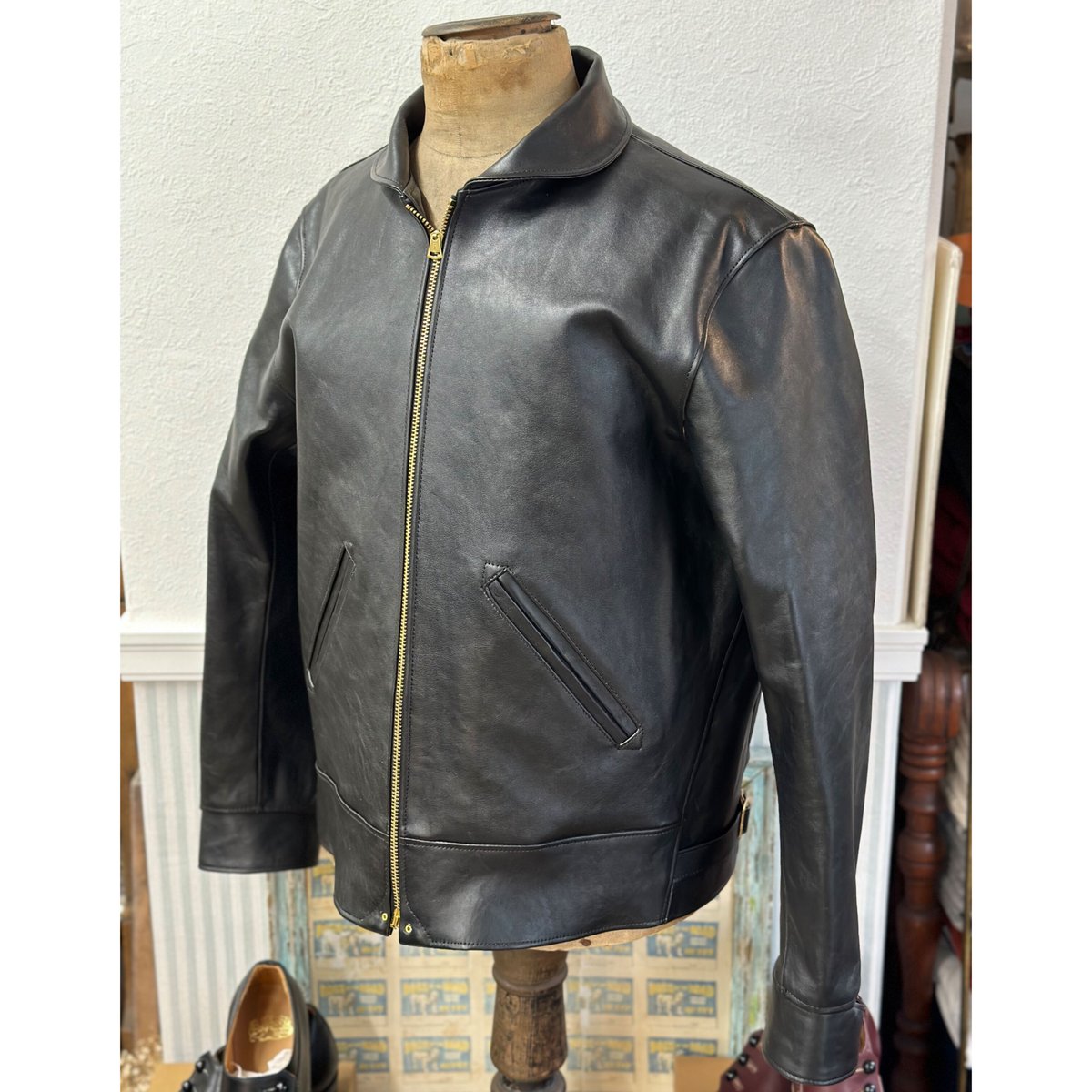 30's Style Cossack Leather Sports Jacket LOT159...