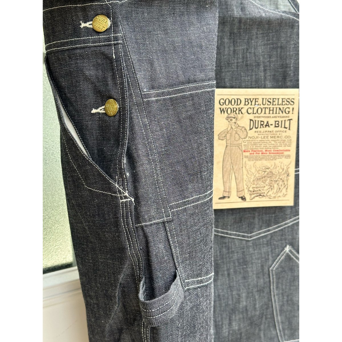 DURA-BILT OVERALLS 21-HB 10oz DENIM | Shank Clo...