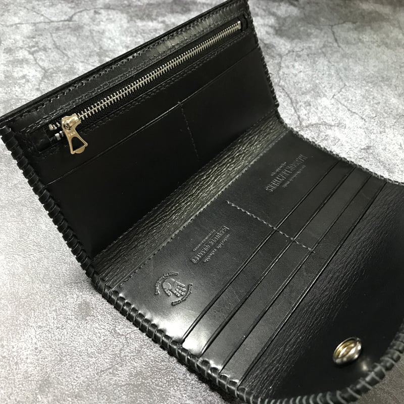 昇インレイ 三つ折りロングウォレット インレイ仕様 /かがり 昇インレイ 三つ折りロングウォレット インレイ仕様 /かがり