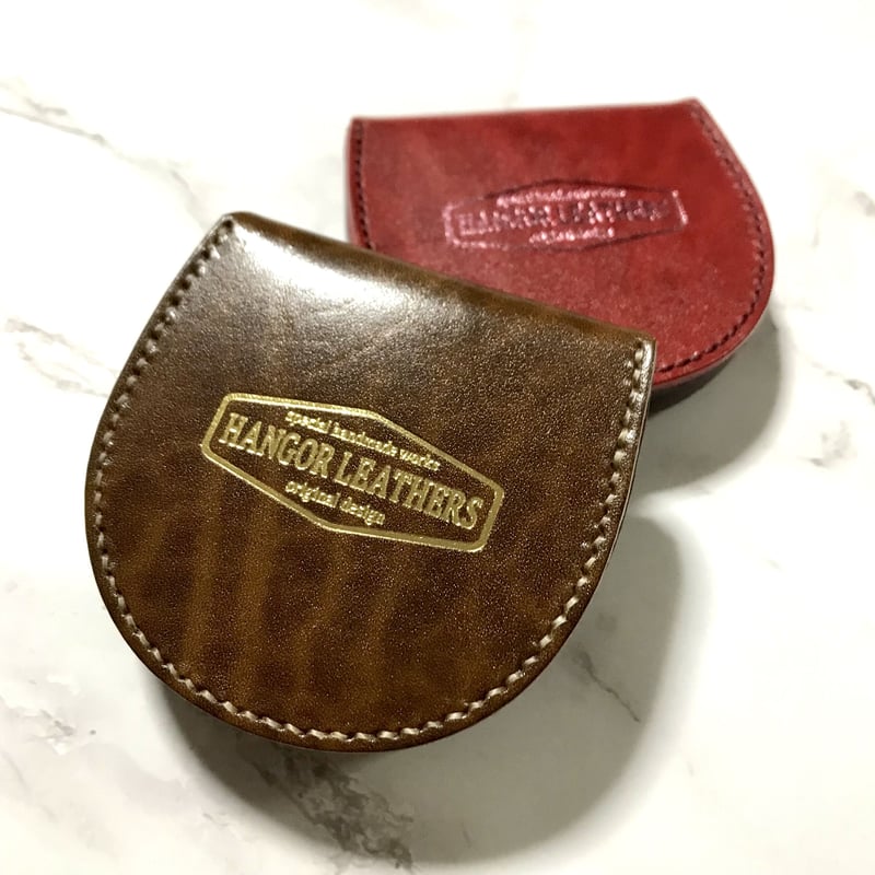 箔押し 馬蹄型コインケース COIN CASE ( ルガト・ブラウン 箔押し 馬蹄型コインケース COIN CASE ( ルガト・ブラウン