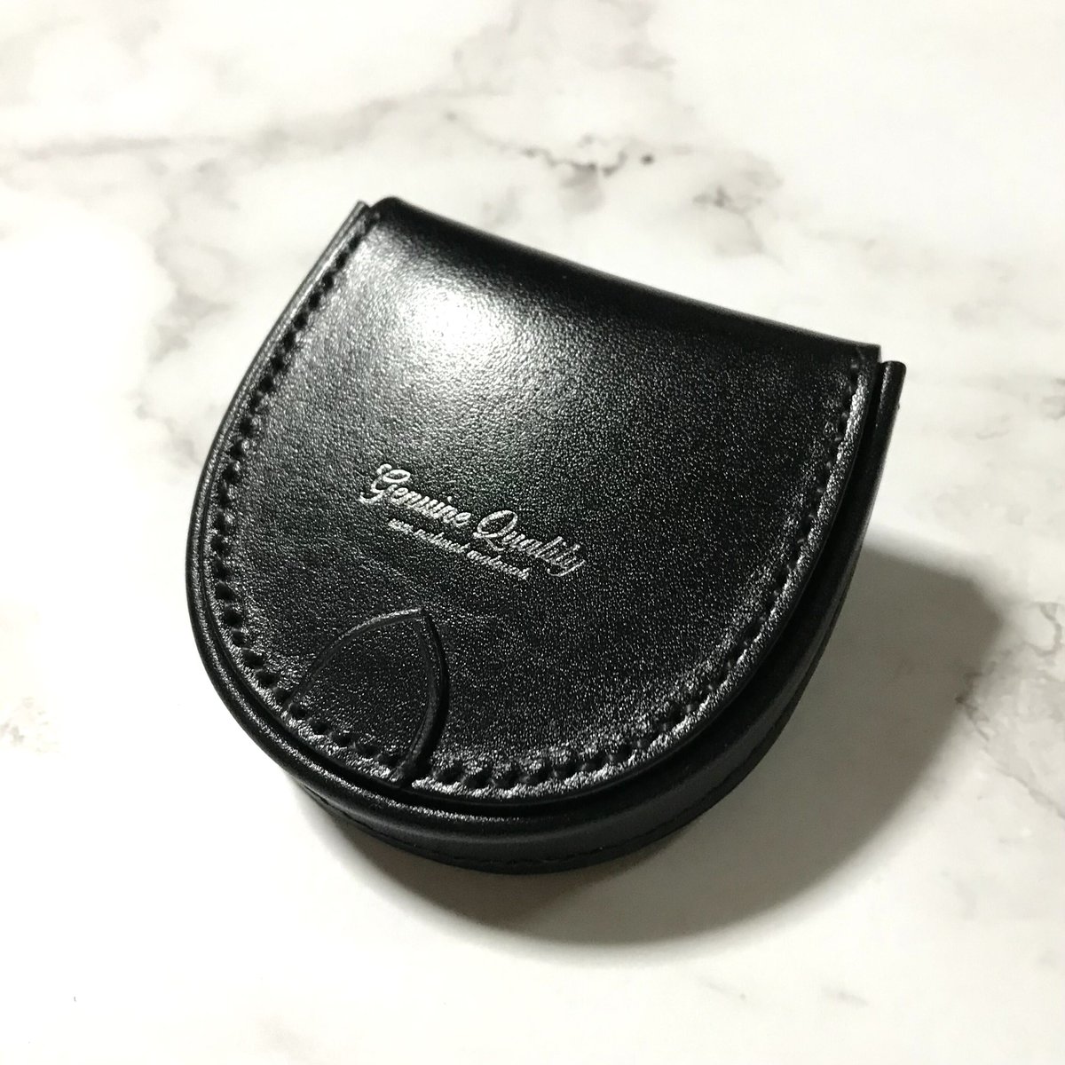 箔押しB 馬蹄型コインケース COIN CASE ( ルガト・ブラック 箔押しB 馬蹄型コインケース COIN CASE ( ルガト・ブラック
