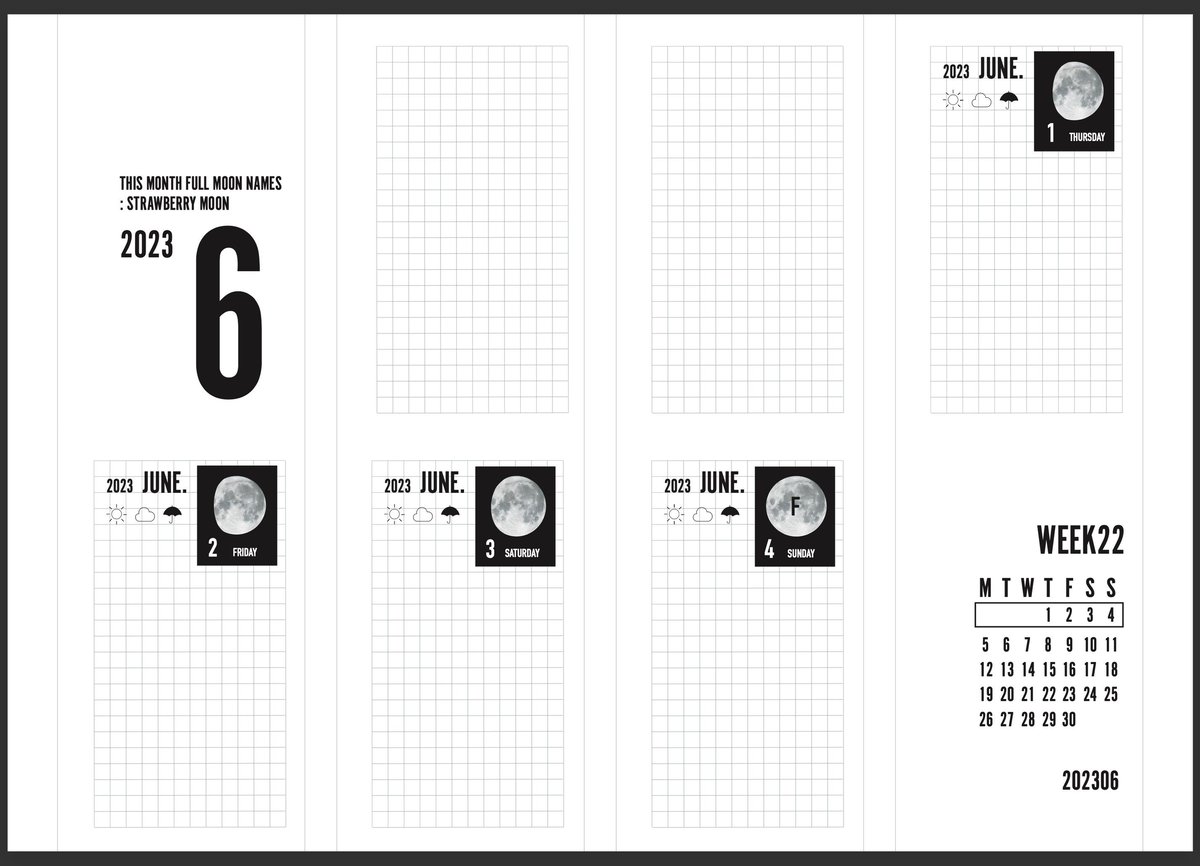 MICRO5 DAILY MOON PHASES SERIES JUNE 2023 | NOT...