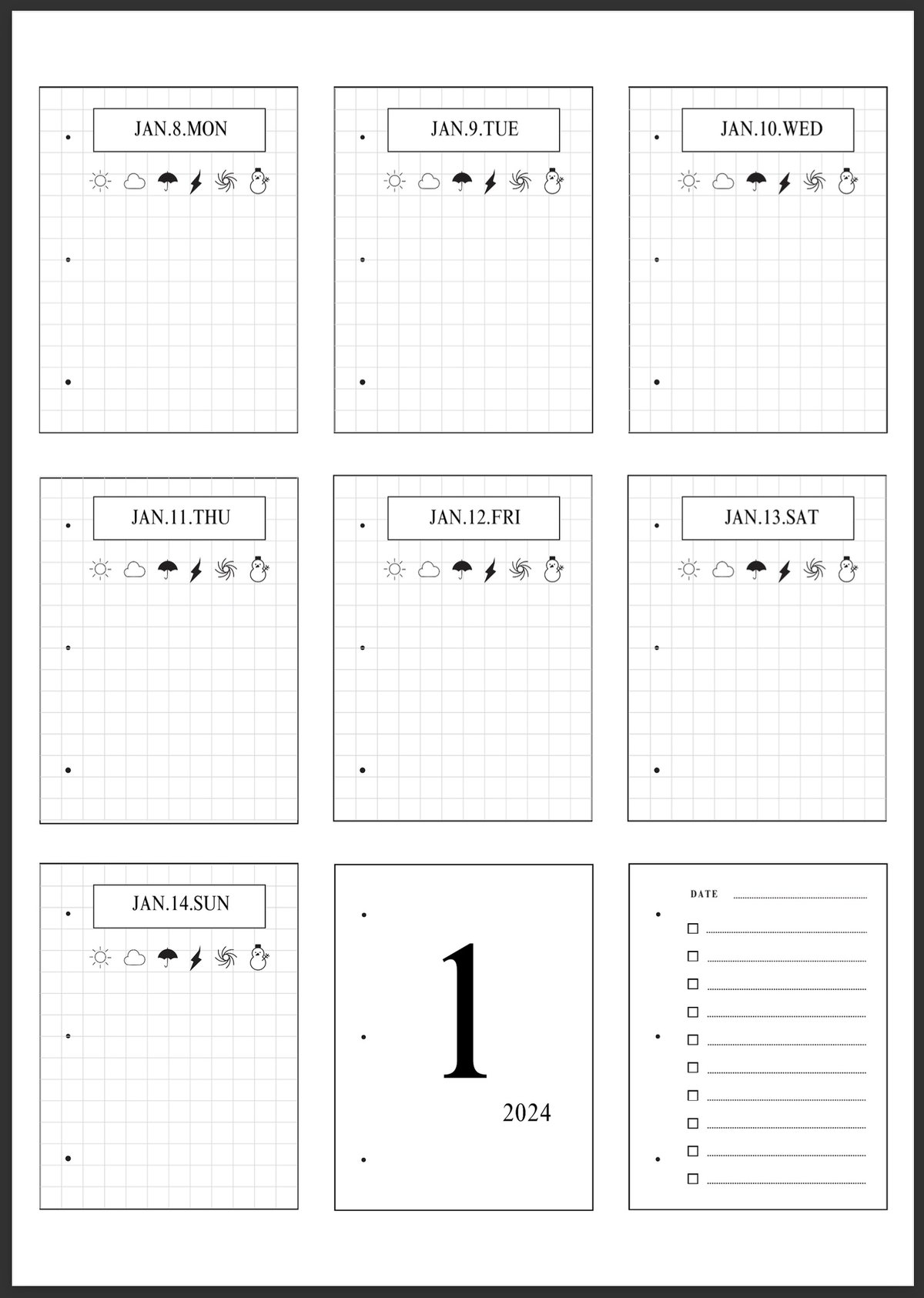 M3 DAILY JANUARY 2024 | NOTEBOOK SHOP
