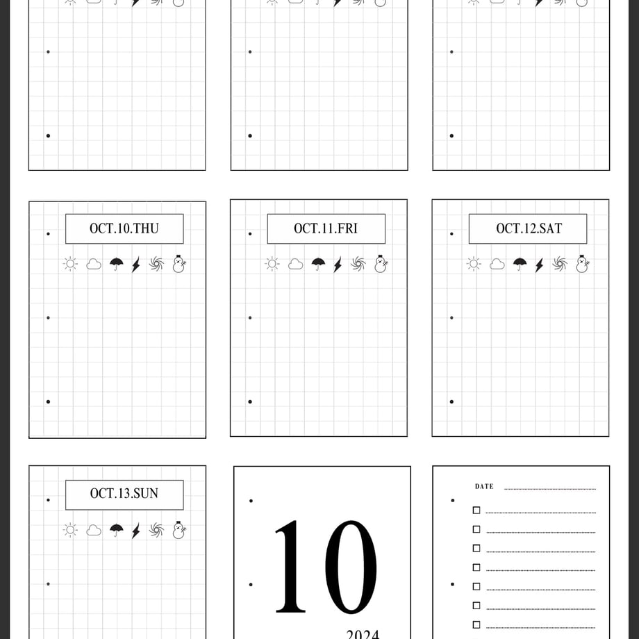 M3 DAILY OCTOBER 2024 | NOTEBOOK SHOP