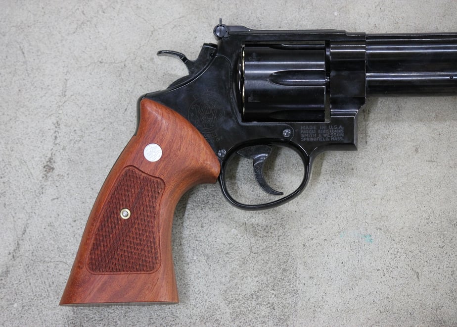 ウッドグリップ｜タナカワークス社製 S&W M29（Nフレーム・スクエアバット）｜カリン [W...