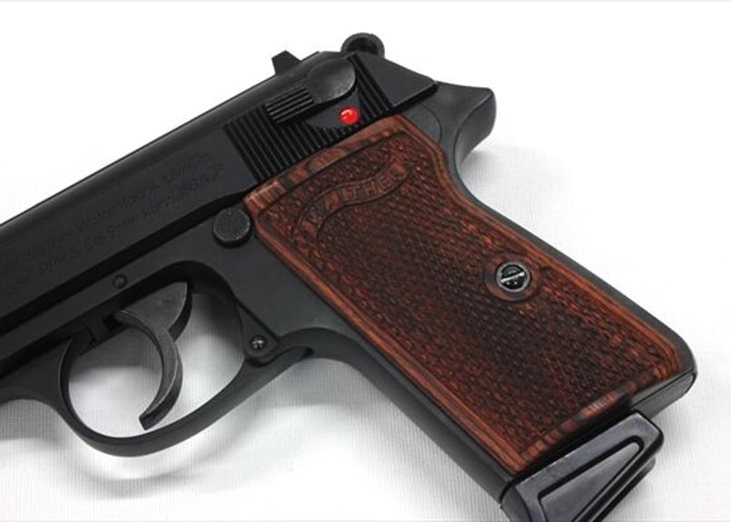 ウッドグリップ|マルゼン製 ワルサーPPK/S、PP|フルチェッカー ウッドグリップ|マルゼン製 ワルサーPPK/S、PP|フルチェッカー