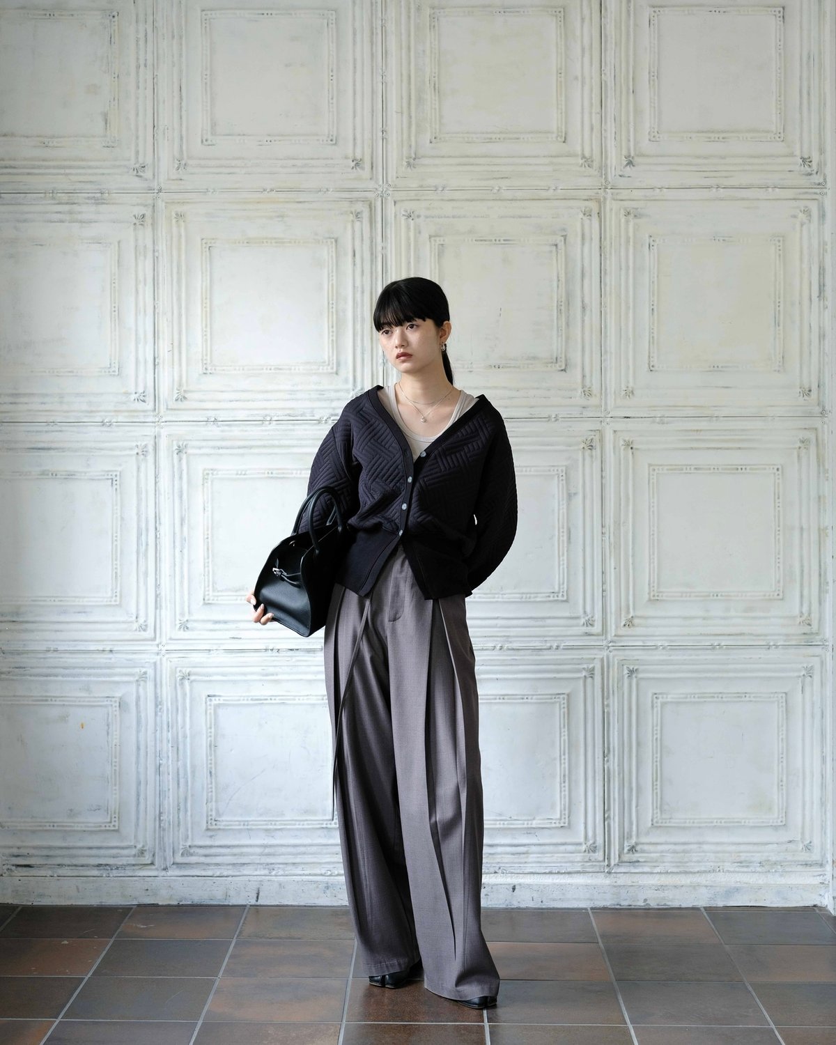 SIDE BELT BOSTON BAG middle | JISTORY