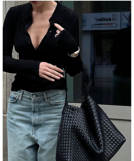 【一部予約】SYNTHETIC LEATHER MESH SHOULDER BAG | JIS...