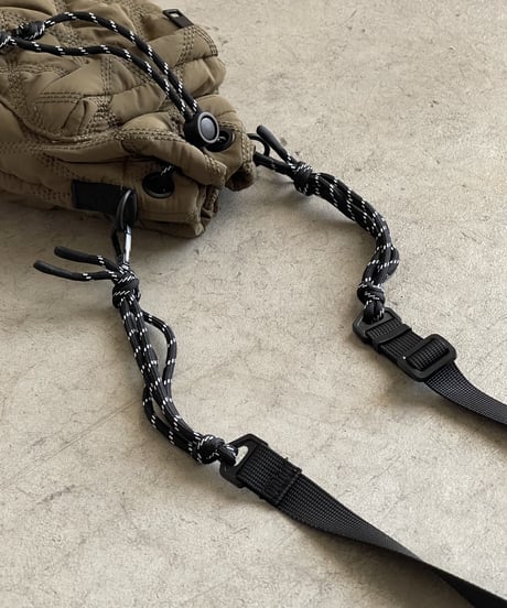 QUILTING PARACORD SHOULDER BAG / 2color | JISTORY