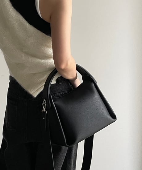 2WAY SQUARE HAND BAG | JISTORY