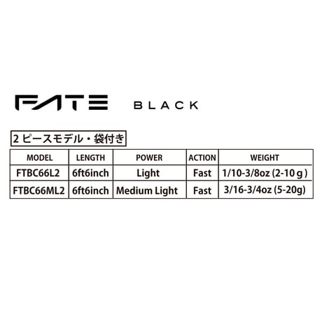 FTBC FATE BLACK | 13 FISHING
