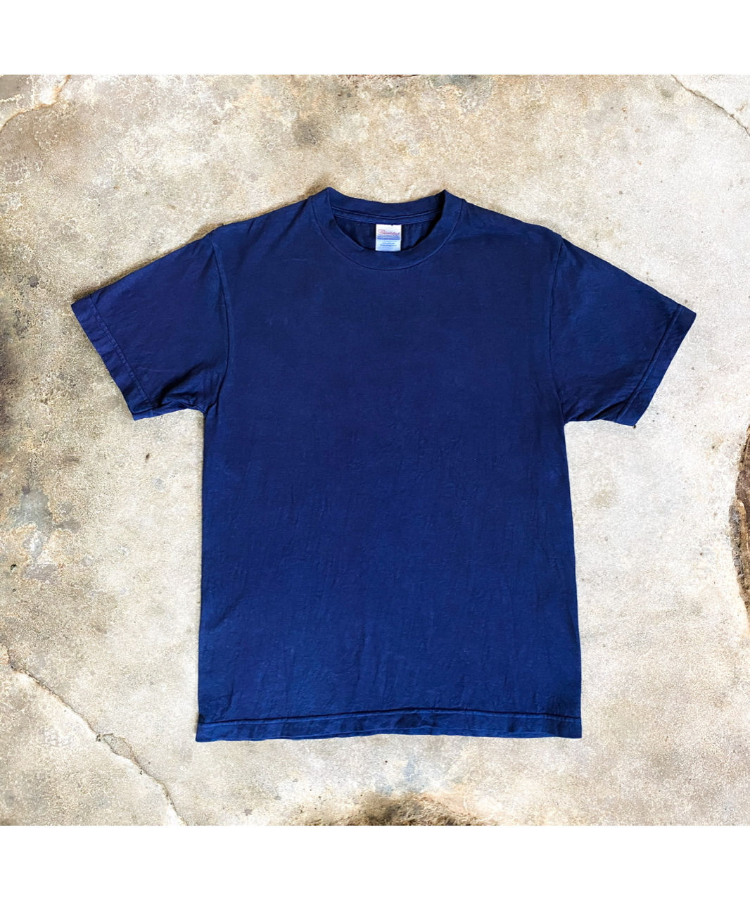-Plain Deep Blue- T-Shirt | Amanokouya Indigo Dye
