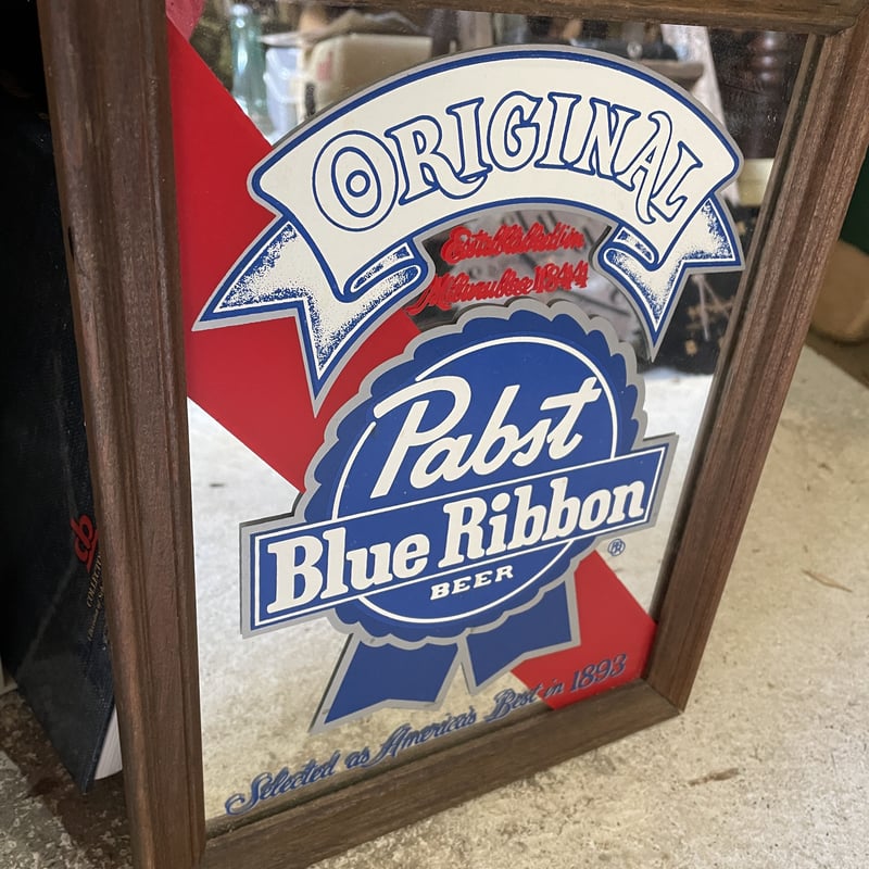 ビンテージ Pabst blue ribbon パブミラー | kurokawa pier ビンテージ Pabst blue ribbon パブミラー | kurokawa pier