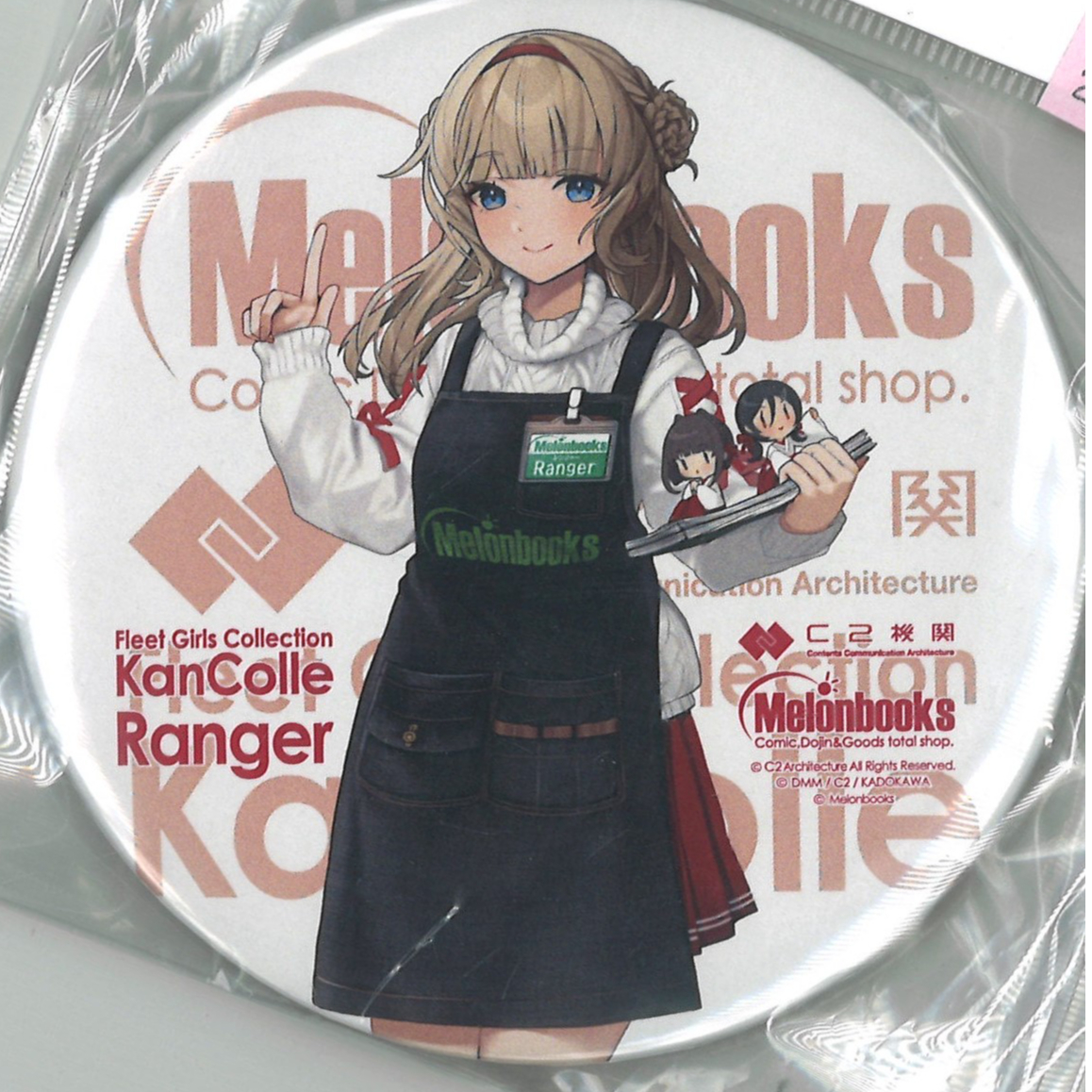 艦これ レンジャー 巫女 メロンブックス 特設酒保 大型缶バッジ | K-BOOKS 秋葉原