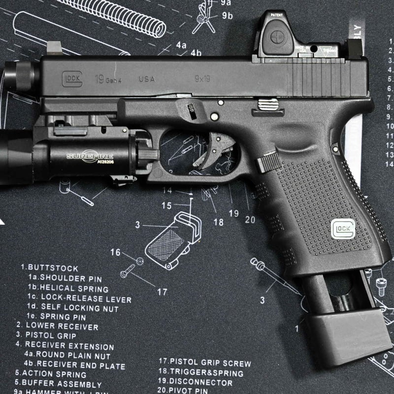UMAREX GLOCK19対応 RELORD CO2マガジン用グリップアダプタ 3個 UMAREX GLOCK19対応 RELORD CO2マガジン用グリップアダプタ 3個