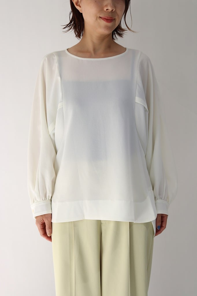 10013556 2wayジョーゼット ドルマン風T-BL | SANZEN Online E...