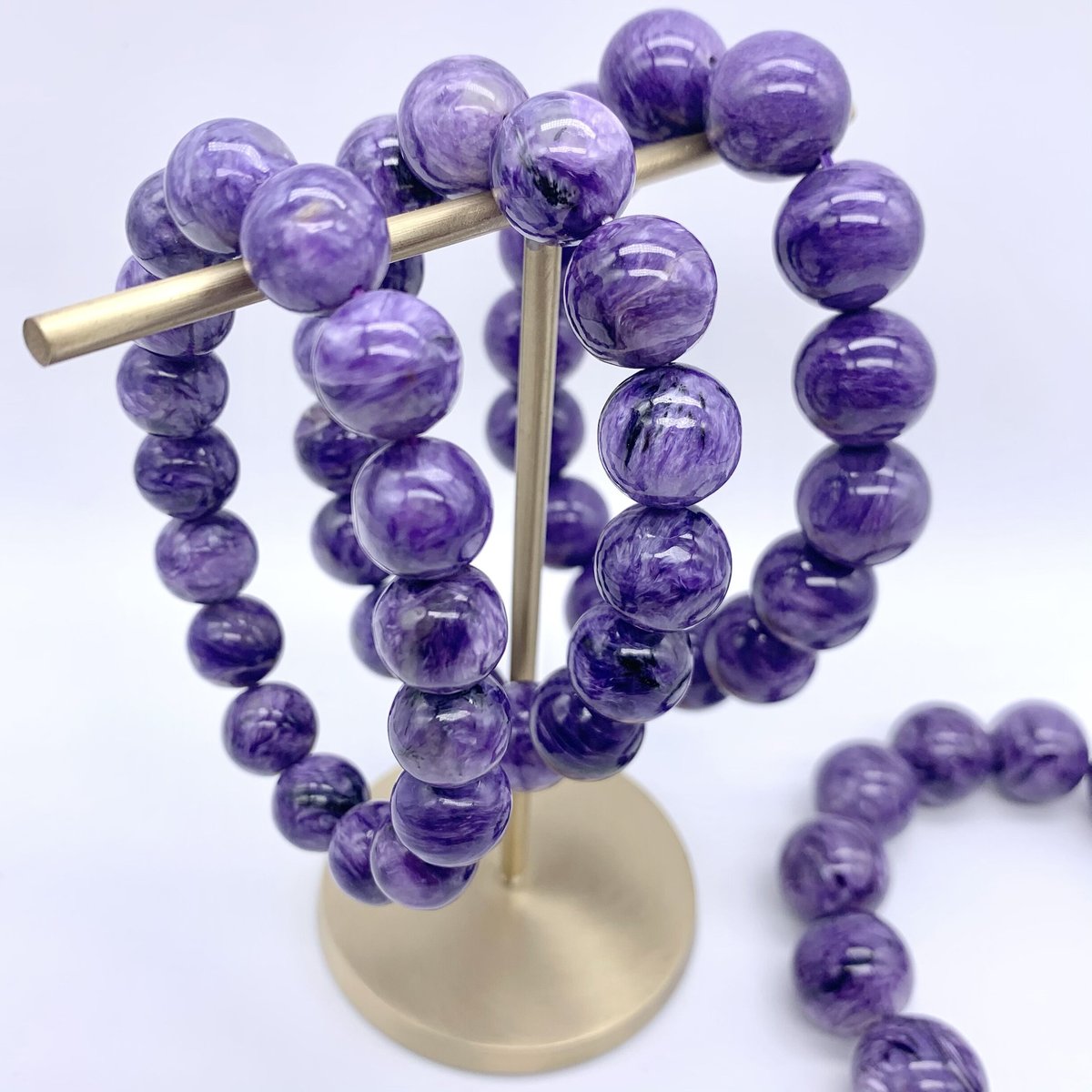 チャロアイトブレスレット (18mm)/Charoite Bracelet | RUNTA チャロアイトブレスレット (18mm)/Charoite Bracelet | RUNTA