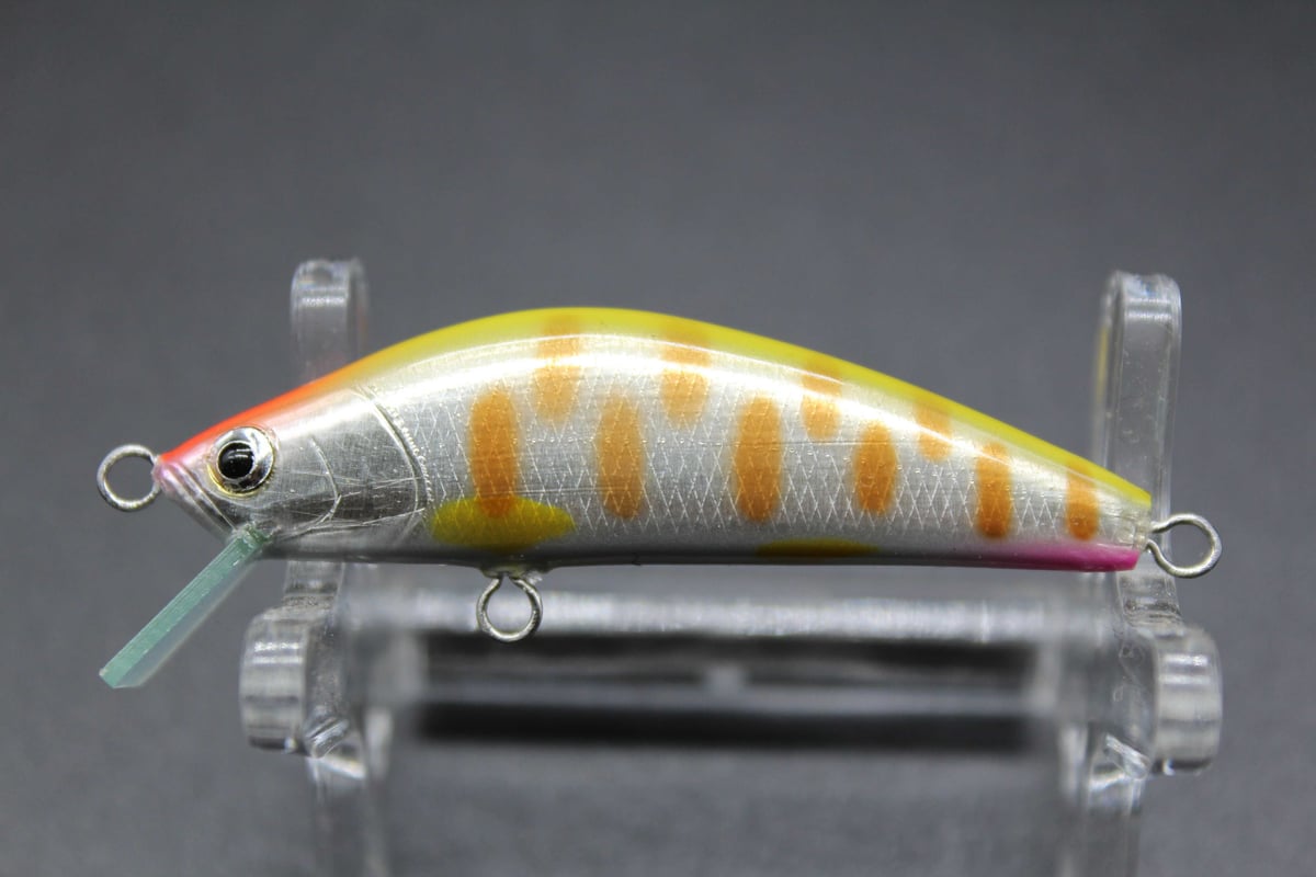 ハンドメイドルアー シンキング チャートイエロー 5cm 【幾 ハンドメイドルアー シンキング チャートイエロー 5cm 【幾