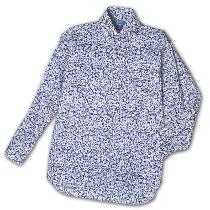 LIBERTY FABRICS NO.14 リバティプリント ドレスシャツ リバティ LIBERTY FABRICS NO.14 リバティプリント ドレスシャツ リバティ
