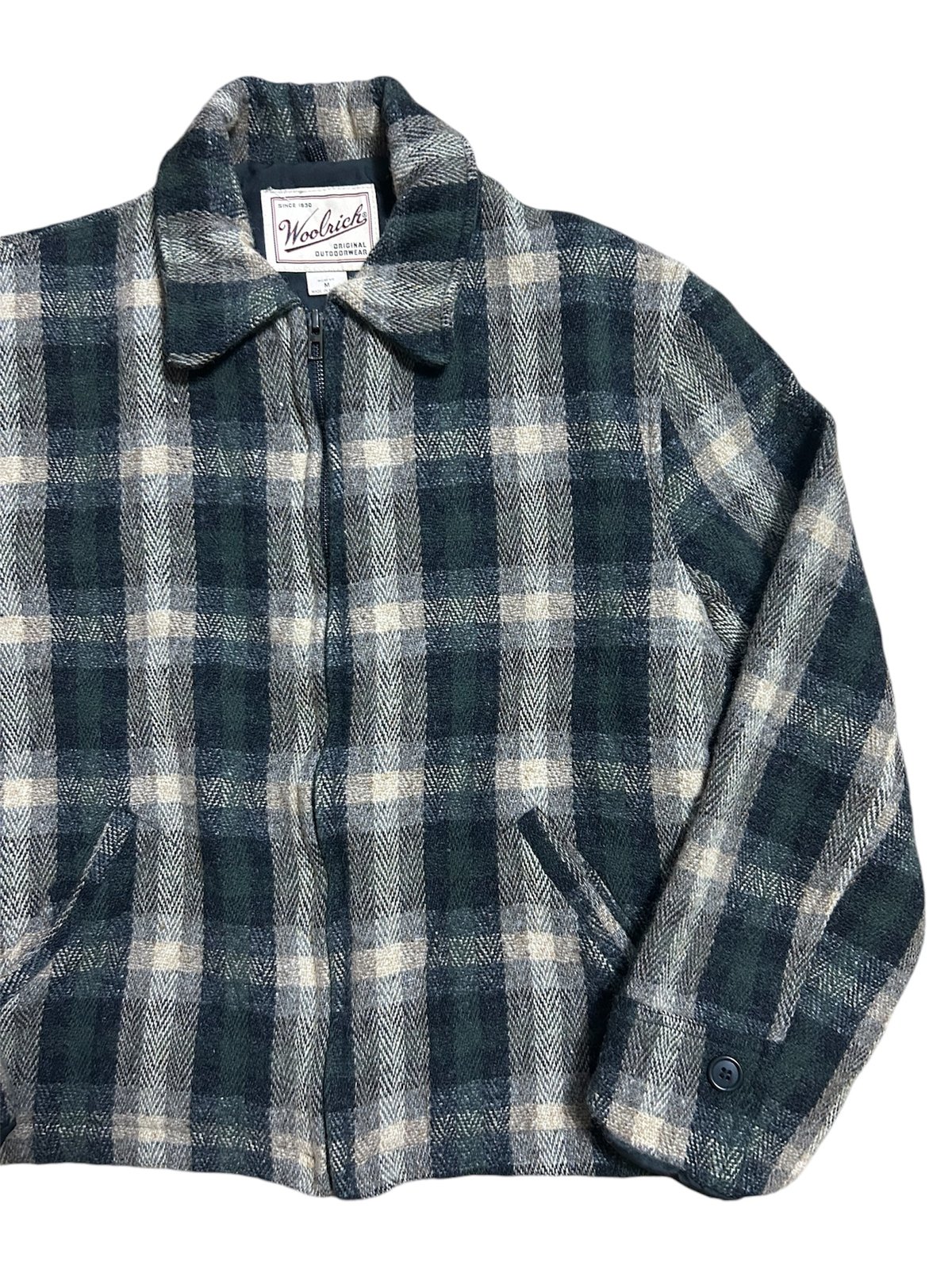 90's Woolrich チェック ウールジャケット スイングトップ 90's Woolrich チェック ウールジャケット スイングトップ