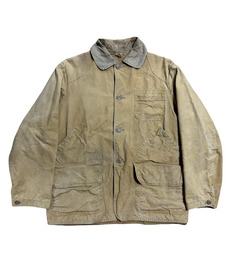 60's vintage ダック地 ハンティングジャケット M〜L相当 | SORE 60's vintage ダック地 ハンティングジャケット M〜L相当 | SORE