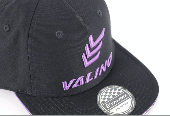 VALINO キャップ BLACK パープル刺繍ロゴ 【VA-CAP-033】 | VALI...