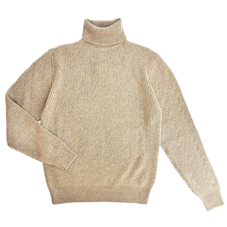 FIORONI / TURTLE NECK SW / SESAMO BROWN | steve...