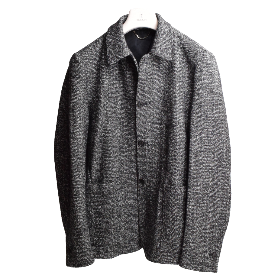 FIORONI / FABRICK JACKET / GREY | steve on line...