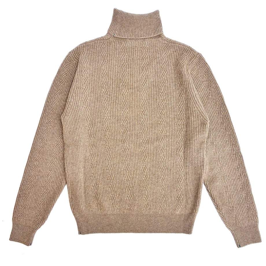 FIORONI / TURTLE NECK SW / SESAMO BROWN | steve...