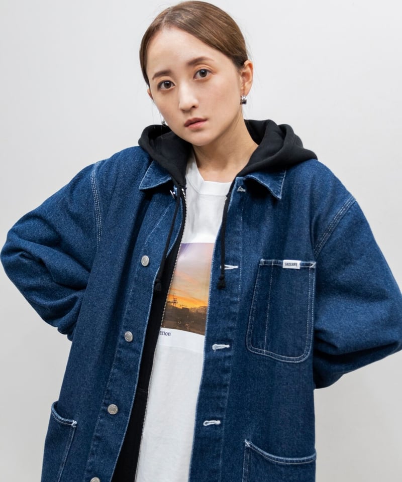 069 デニム ルーズフィット カバーオール ジャケット | 502EASY 069 デニム ルーズフィット カバーオール ジャケット | 502EASY