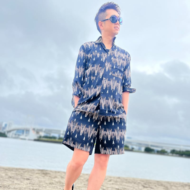 ジオメ柄シャツ(L)セットアップ | K-51_ONLINE STORE ジオメ柄シャツ(L)セットアップ | K-51_ONLINE STORE