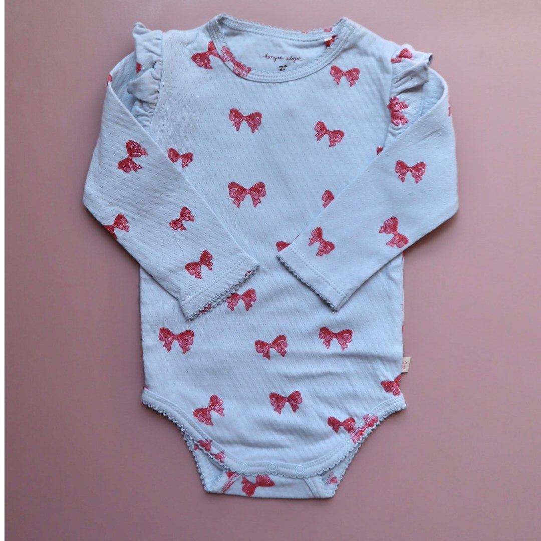 [Konges Slojd] SUI FRILL BODY GOTS | ROSIA BLU...