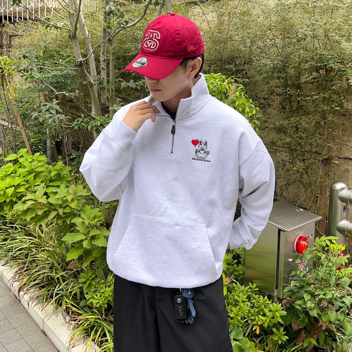 BW Half Zip Sweat | Remember. BW Half Zip Sweat | Remember.