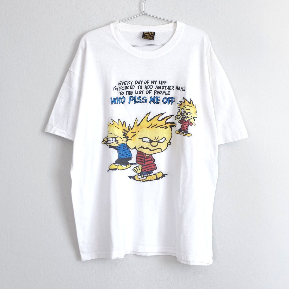90s Calvin and Hobbes Printed T-Shirt 90s Calvin and Hobbes Printed T-Shirt