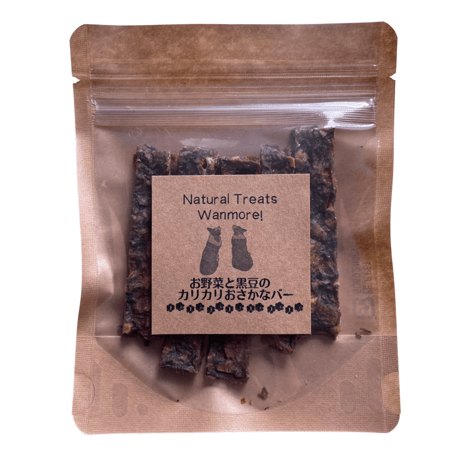 お野菜と黒豆のカリカリおさかなバー | Natural Treats Wanmore!