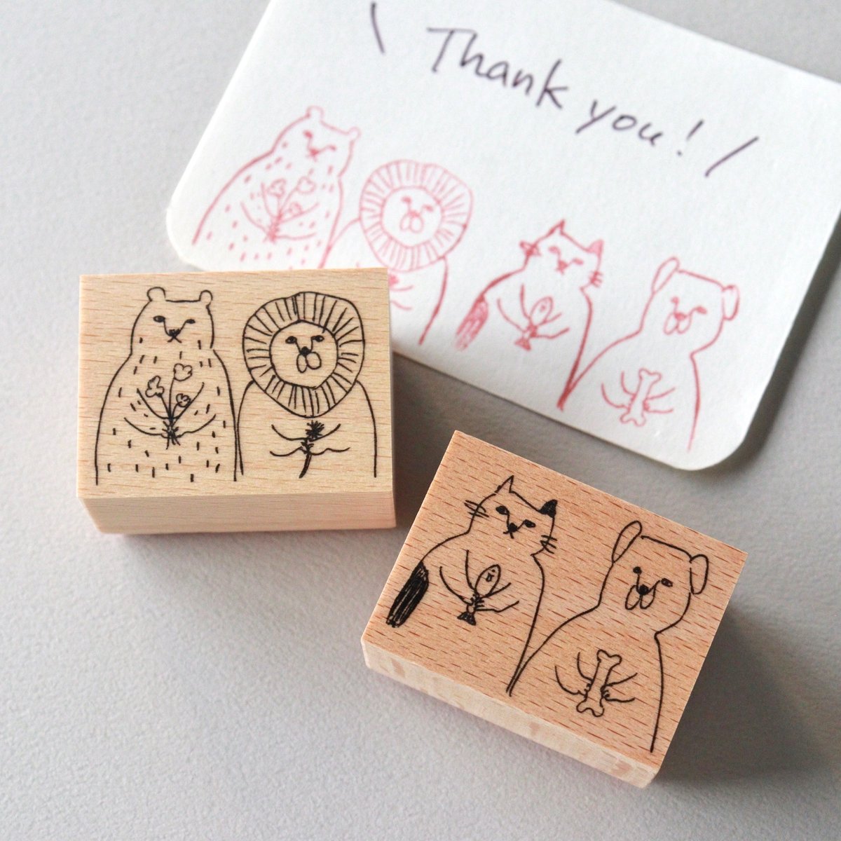 anyオリジナルスタンプ・アニマルギフト | any.paper by REGARO PAPI...