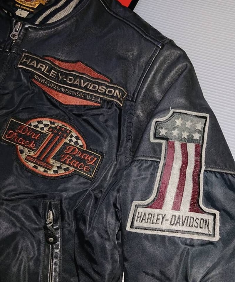 ☆ハーレーダビットソン・レアなヴィンテージ・レザージャケット ☆ハーレーダビットソン・レアなヴィンテージ・レザージャケット