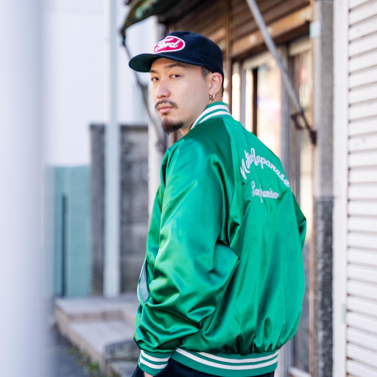 BUTWIN × MISSION DISTRICT】SATIN AWARD JACKET ( BUTWIN × MISSION DISTRICT】SATIN AWARD JACKET (