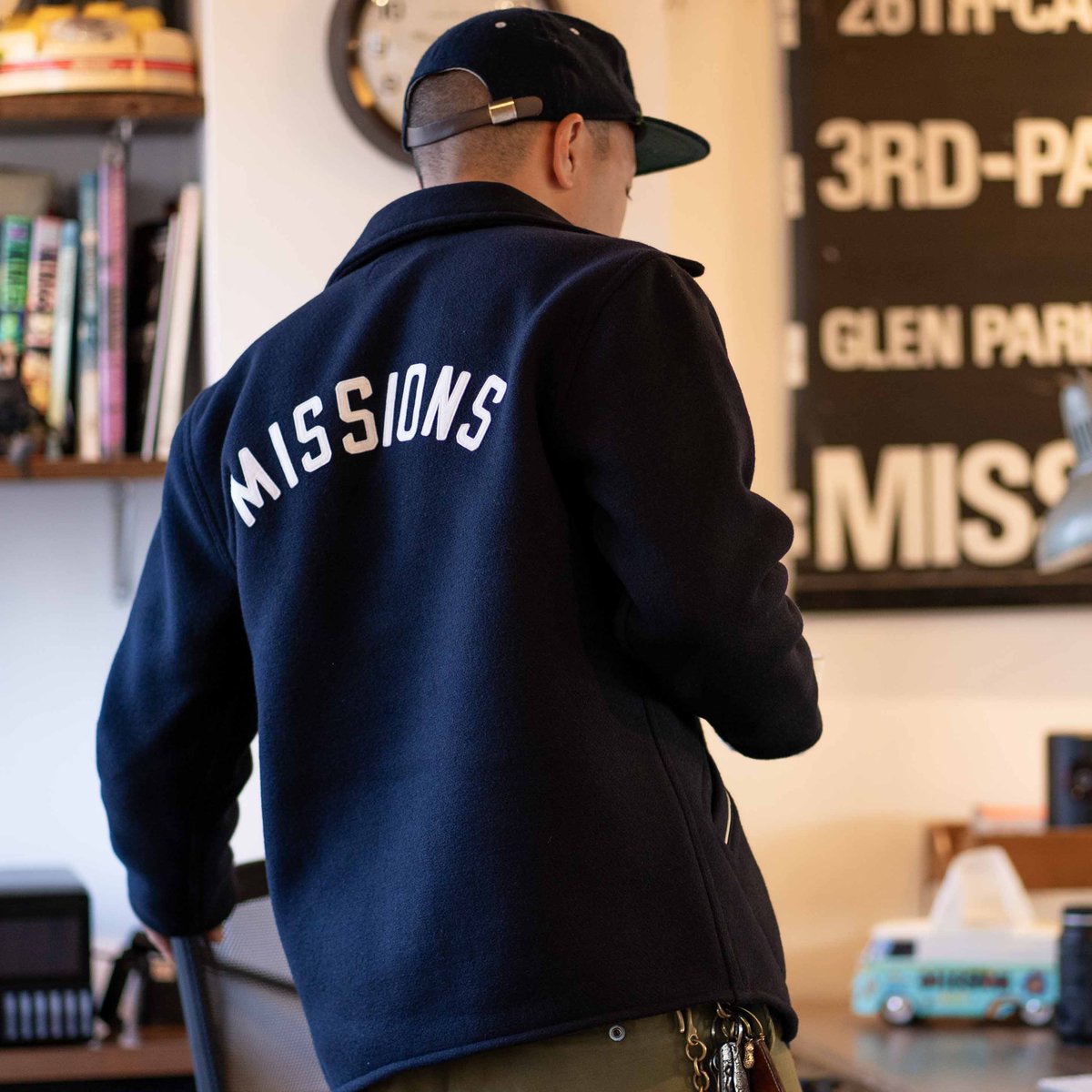 Missions Wool Jacket (Navy) | NATIVE JAPANESE W...